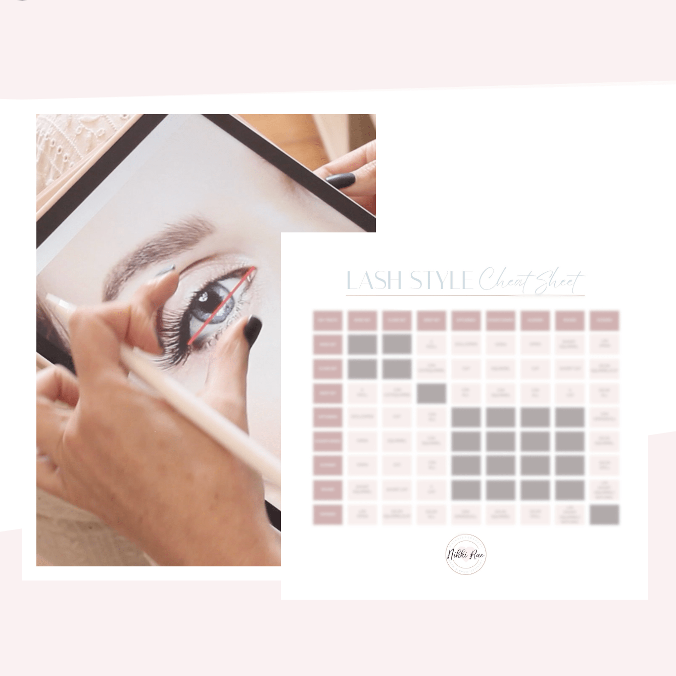 Lash Style Cheat Sheet - Nikki Rae Beauty